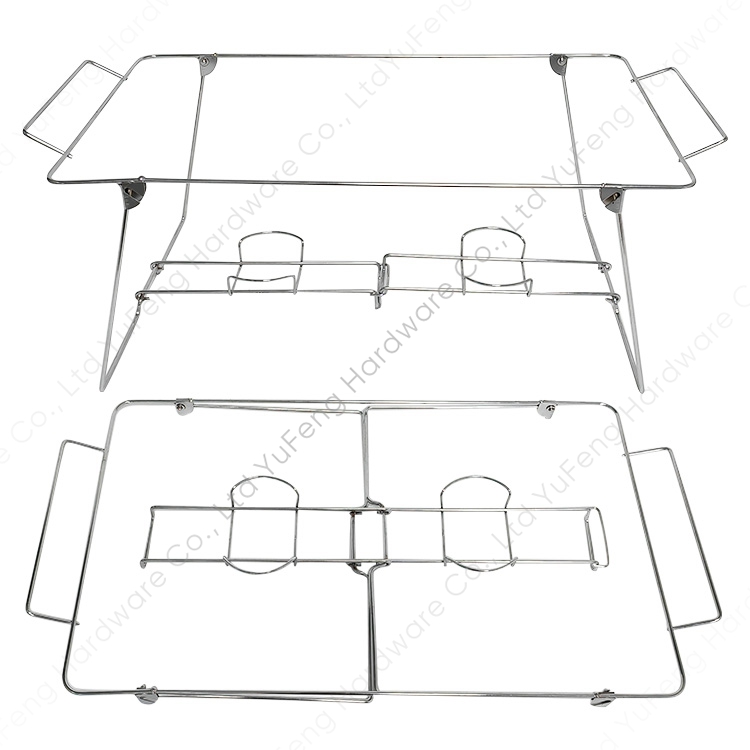 Folding Black Chafing Racks Wire Chafer Stand Warmer Racks - Buy Chafer ...