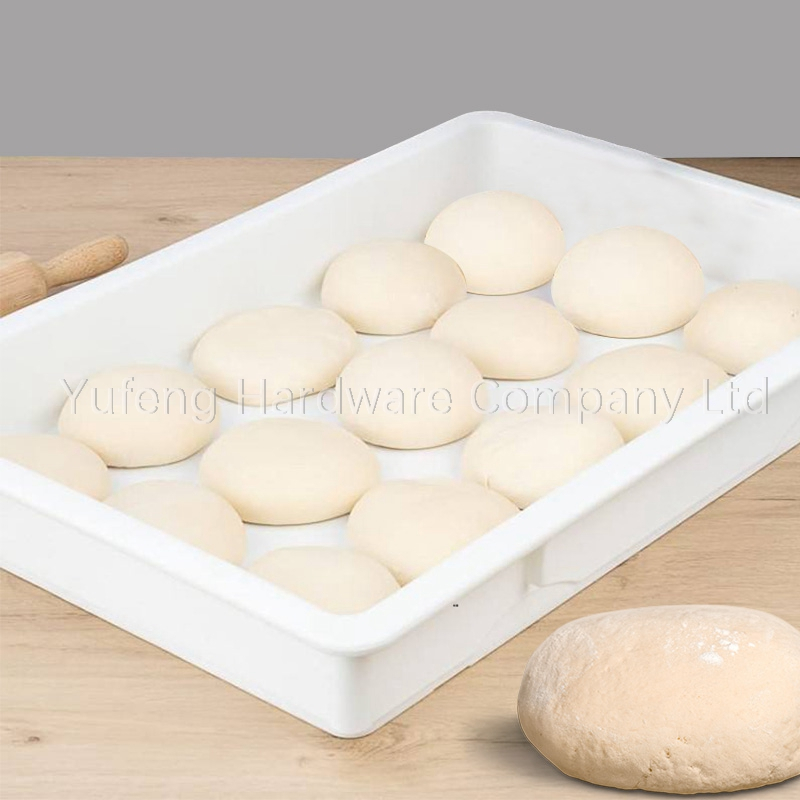 Pizza Dough Proofing Tray with Lid & Trolley Dough Box Container Medium ...