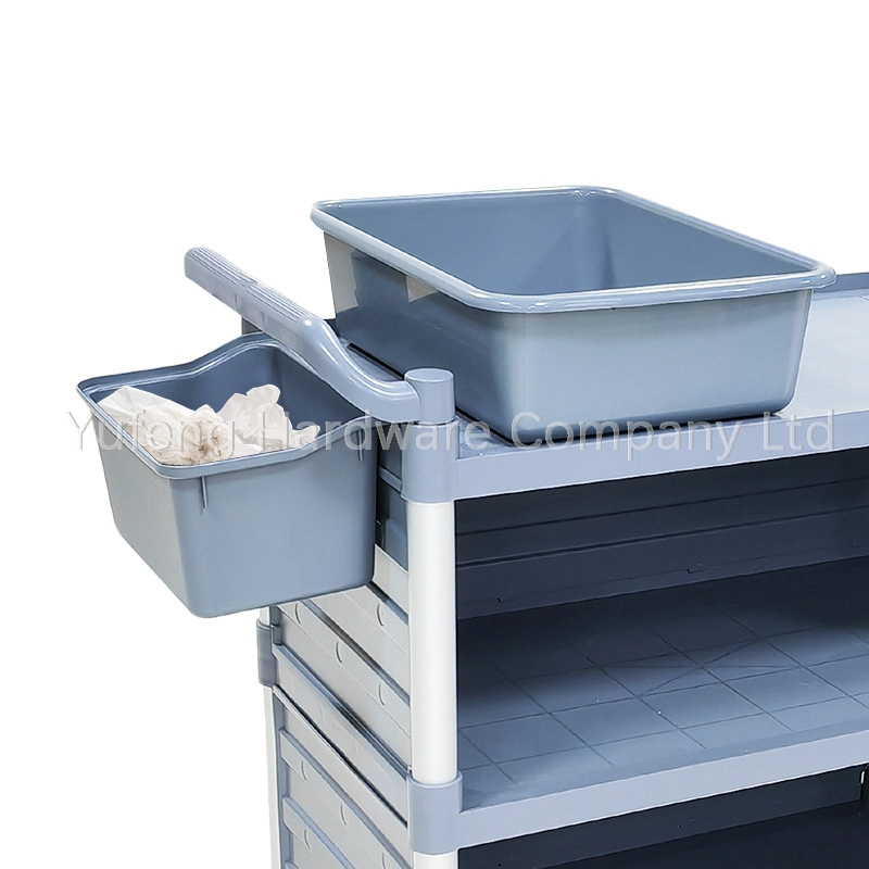Trash Can Refuse Bin for Plastic Serving Utility Trolley / Bussing Cart ...