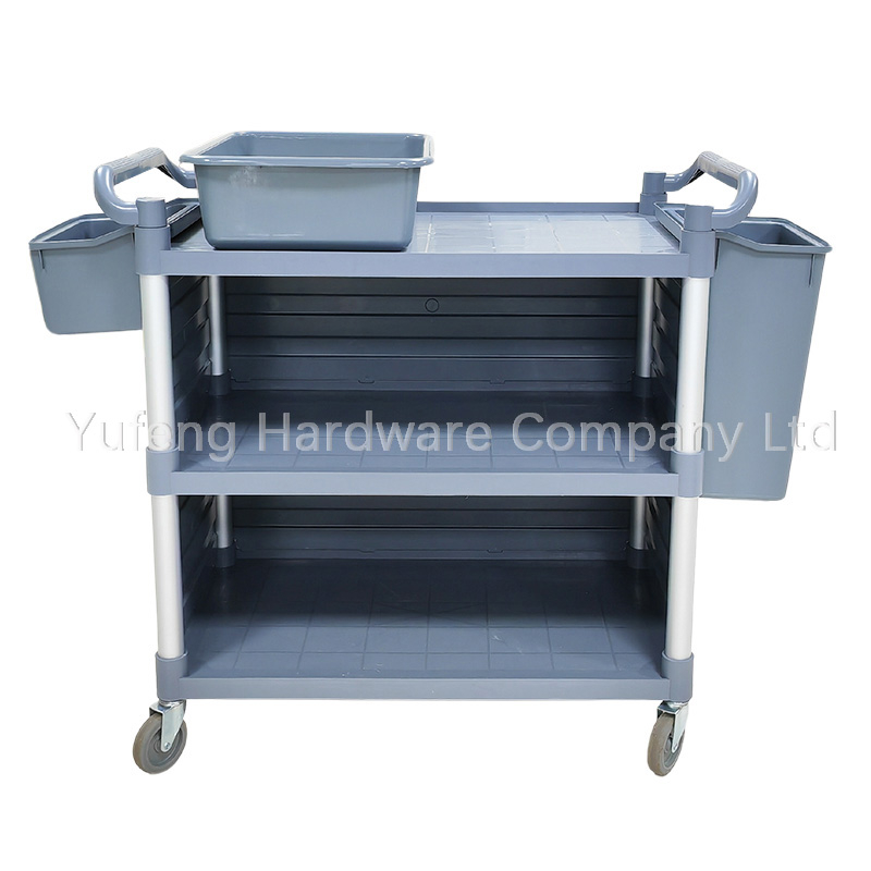 Enclosed Service Cart Utility Trolley Restaurant Bussing Cart - Buy ...