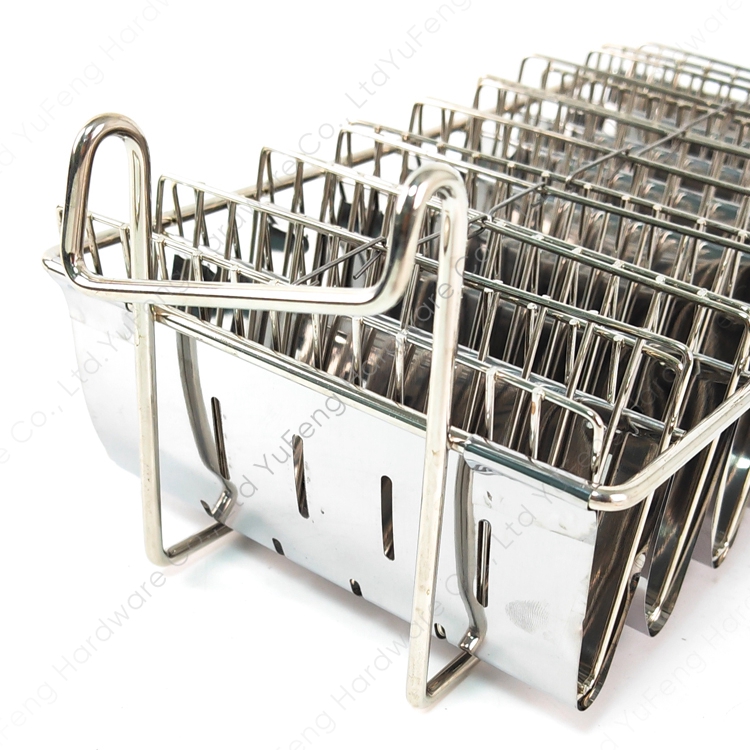 8 Shells Stainless Steel Taco Shell Deep Fry Basket - Buy taco fry ...