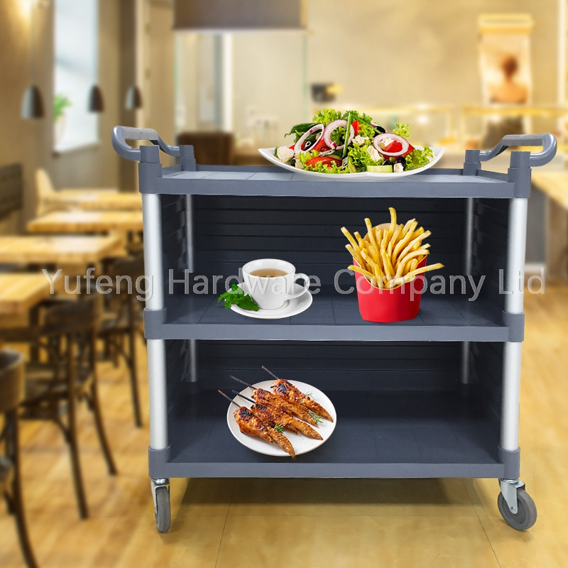 Enclosed Service Cart Utility Trolley Restaurant Bussing Cart - Buy ...