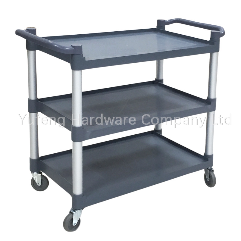 Catering Trolley Utility Bus Cart Multi-Purpose Plastic Service Trolley ...